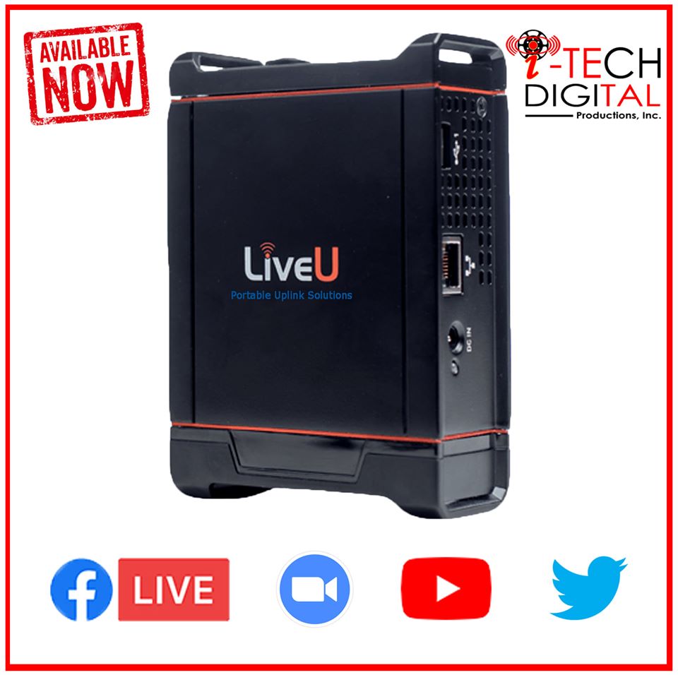 For Rent: LiveU Wireless Streaming Device - I-Tech Digital Productions ...