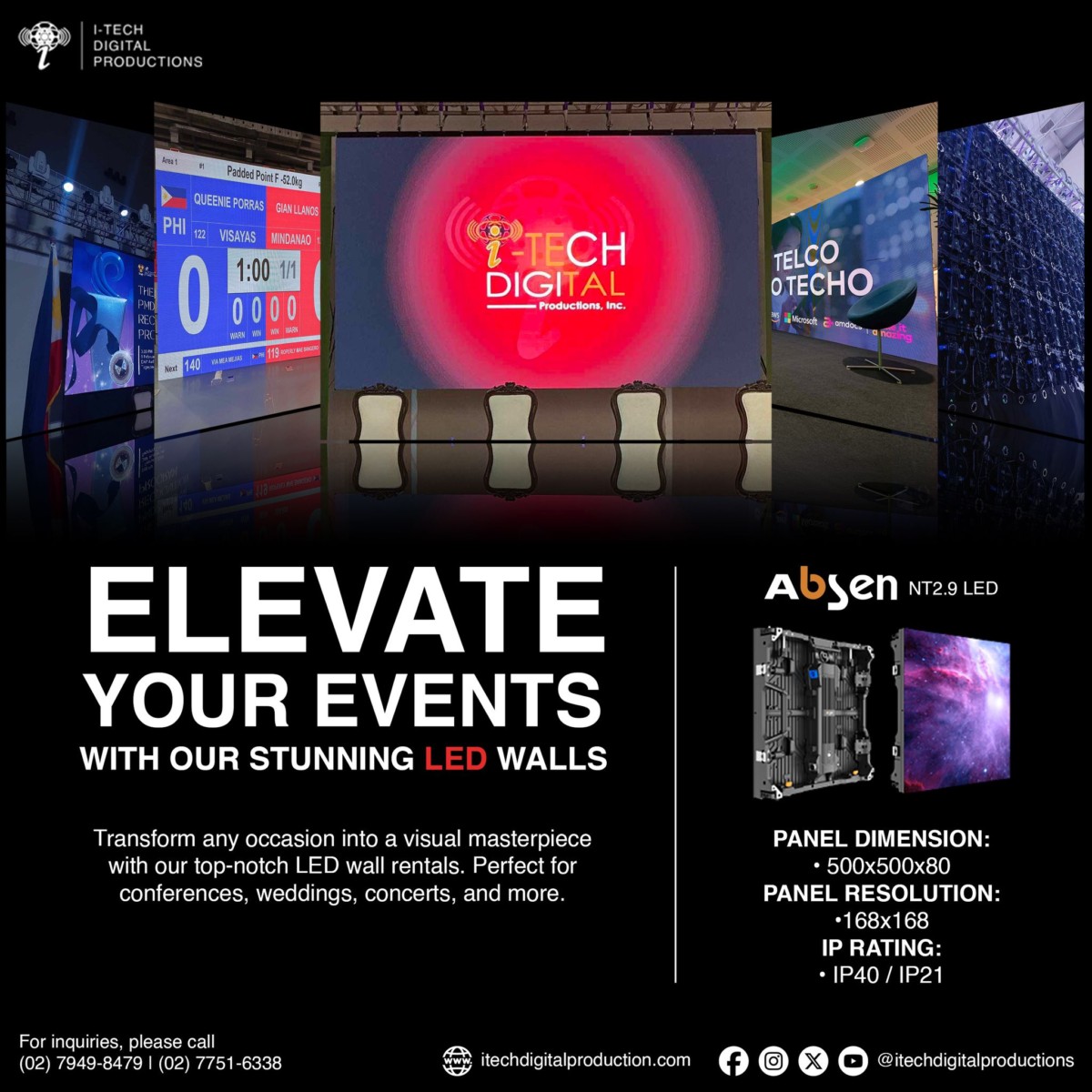 LED Wall Rental - I-Tech Digital Productions Philippines