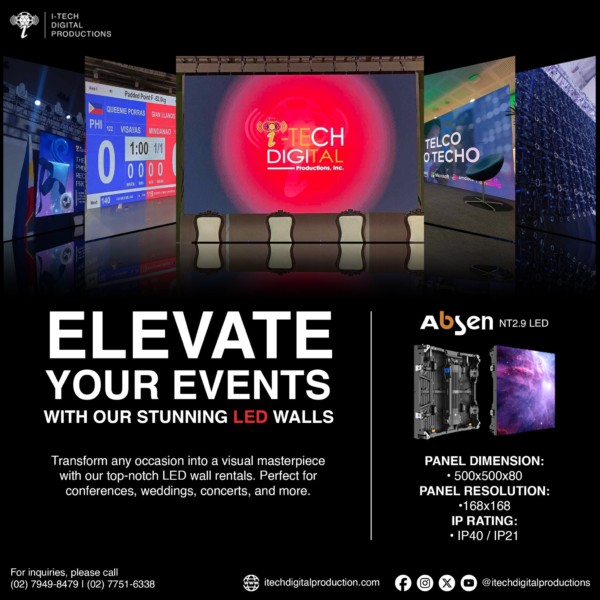 LED Wall Rental - I-Tech Digital Productions Philippines